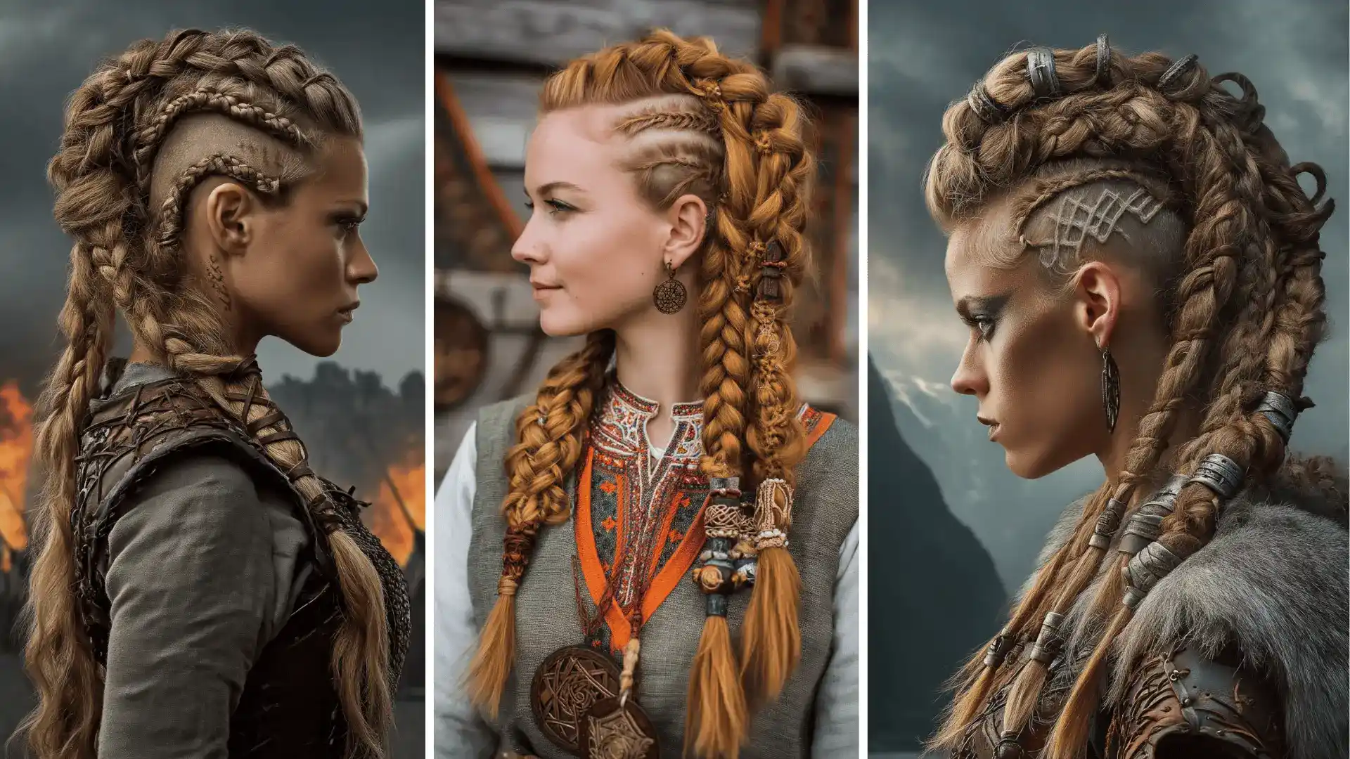 20 Rugged Viking-Inspired Hairstyles for Women: Embrace Your Powerful ...